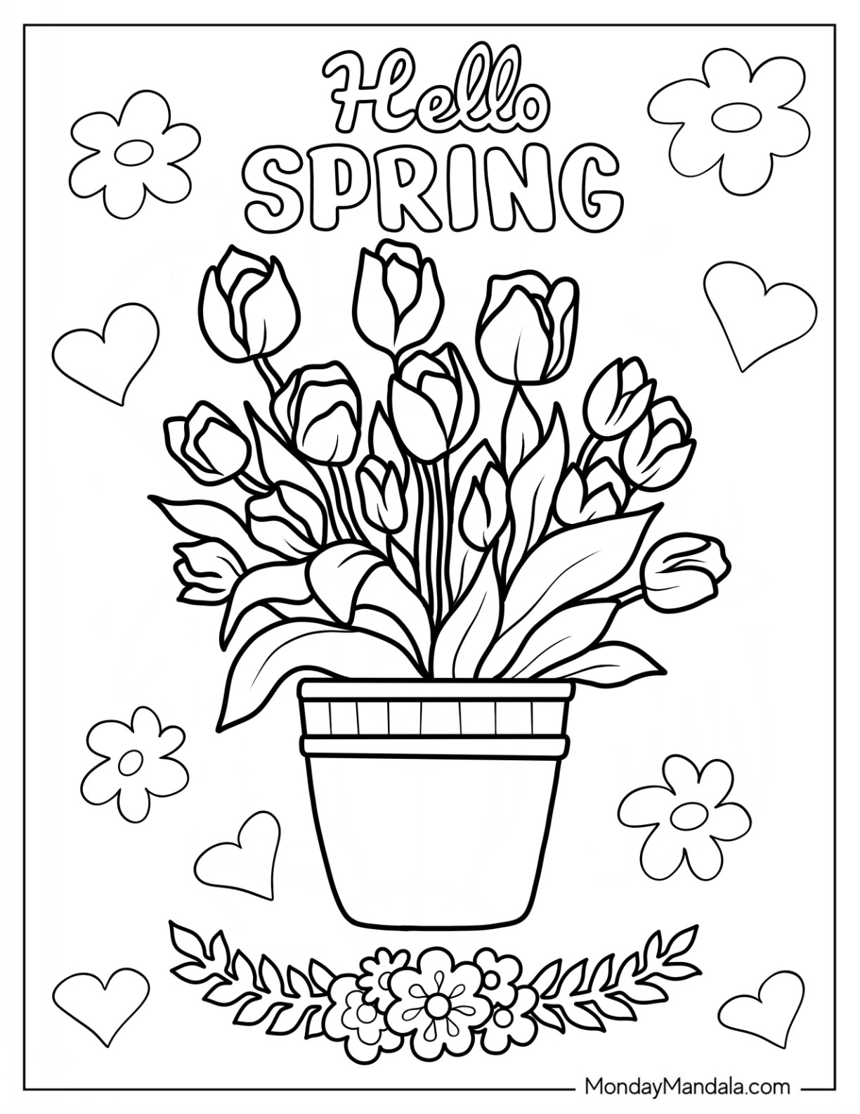 Free Printable Springtime Coloring Pages Infoupdate Free Printable Springtime Coloring Pages Infoupdate