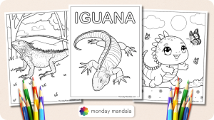 33 Iguana Coloring Pages (Free PDF Printables)