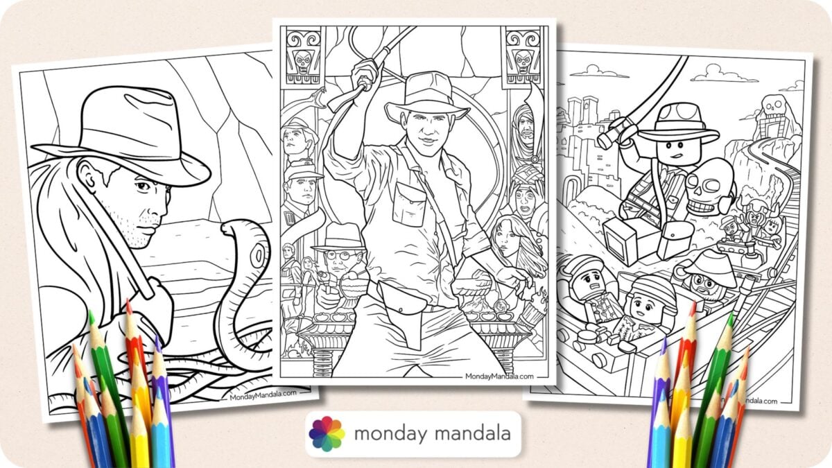 20 Indiana Jones Coloring Pages (Free PDF Printables)