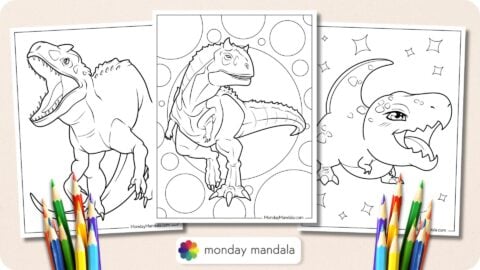 20 Indominus Rex Coloring Pages (Free PDF Printables)