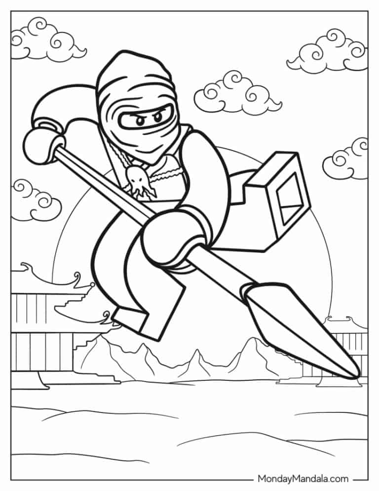 20 Lego Ninjago Coloring Pages (Free PDF Printables)