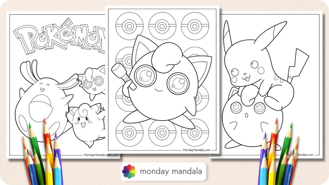 22 Jigglypuff Coloring Pages (Free PDF Printables)