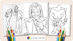 22 Joker Coloring Pages (Free PDF Printables)