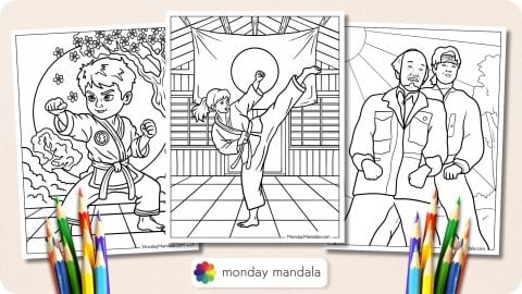 37 Karate Coloring Pages (Free PDF Printables)