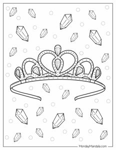 37 Crown Coloring Pages (Free PDF Printables)