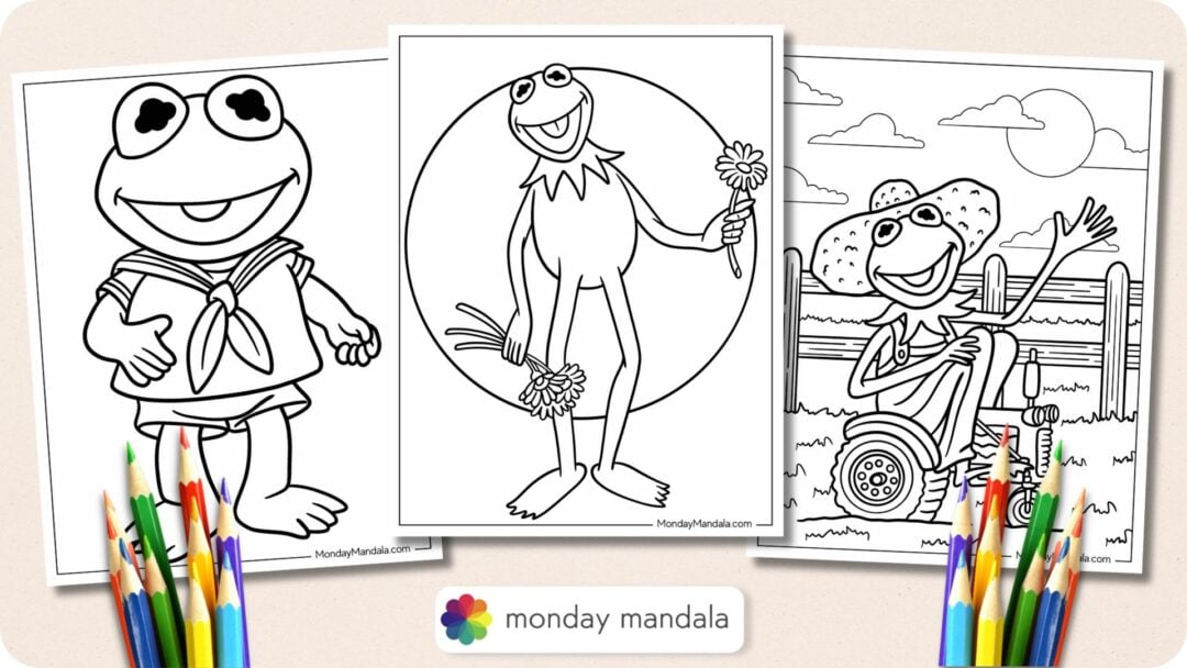 20 Kermit Coloring Pages (Free PDF Printables)