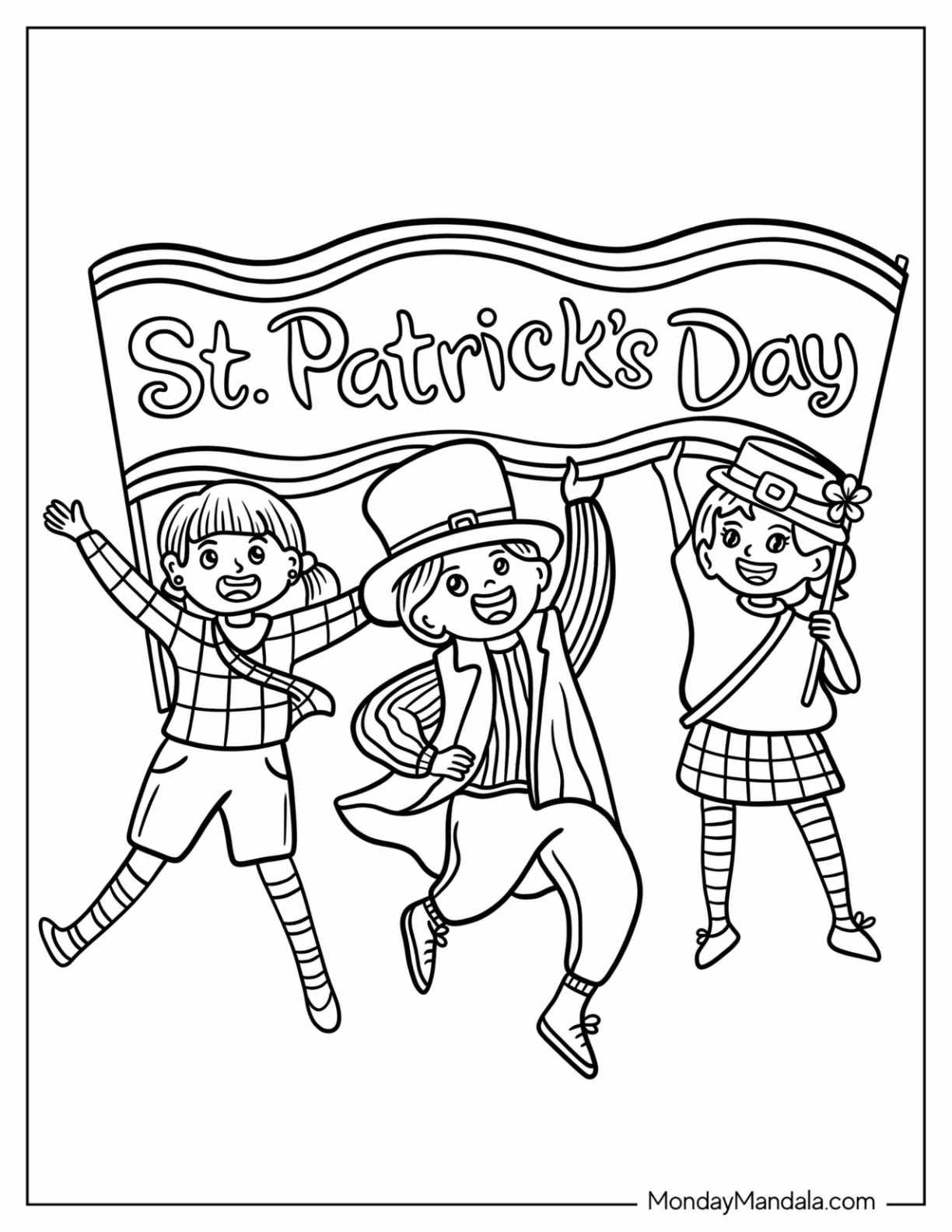 Irish Dance Coloring Pages Printable Infoupdate