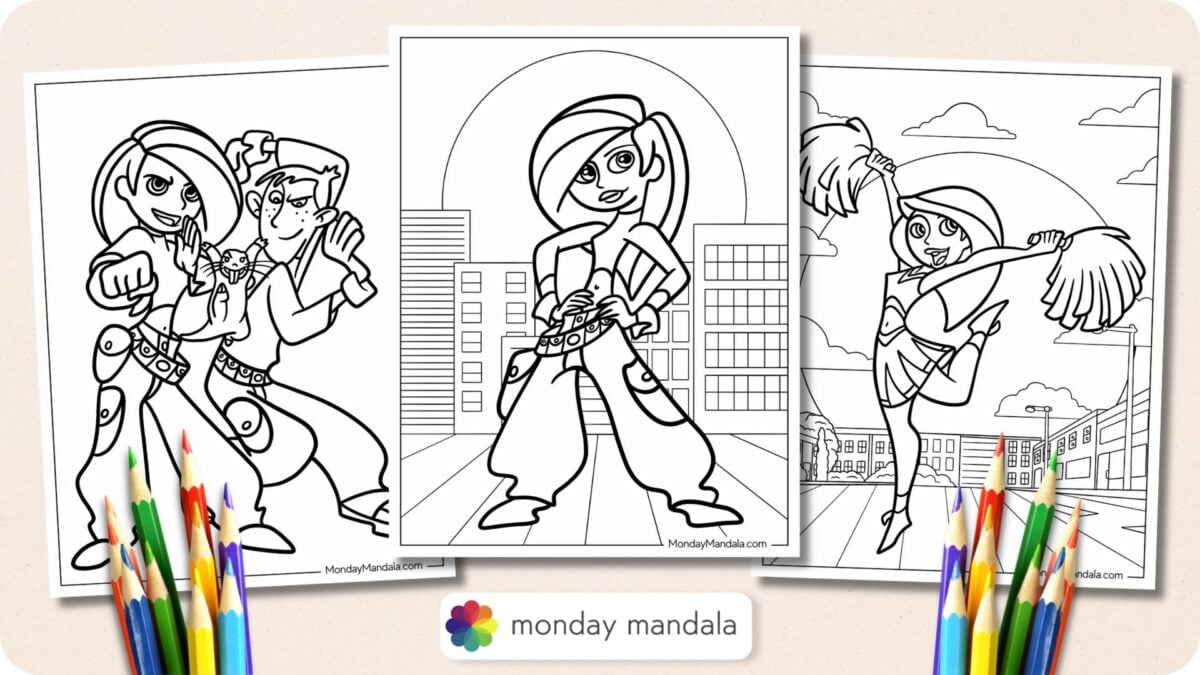 20 Kim Possible Coloring Pages (Free PDF Printables)