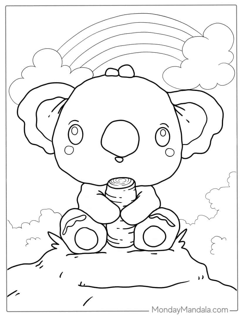 20 Koala Coloring Pages (Free PDF Printables)