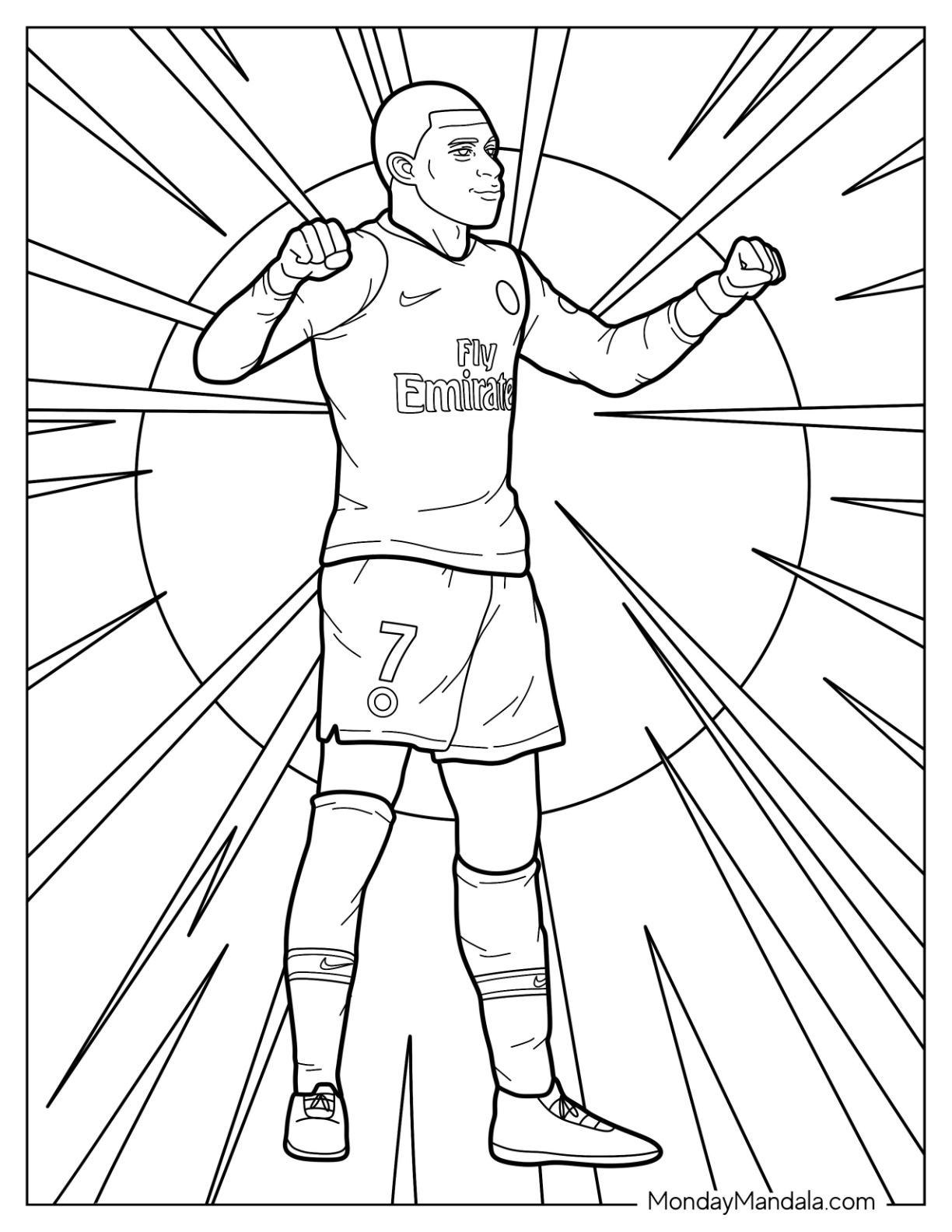18 Kylian Mbapp Coloring Pages Free PDF Printables 18 Kylian Mbapp Coloring Pages Free PDF Printables