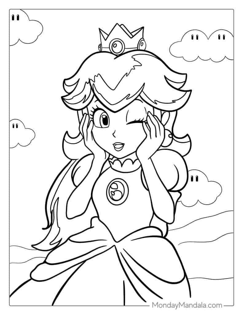 Paper Princess Peach Coloring Pages Princess Peach Coloring Pages Paper Princess Peach Coloring Pages Princess Peach Coloring Pages