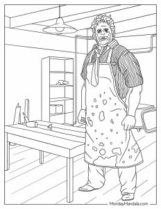 40 Horror Coloring Pages (Free PDF Printables)