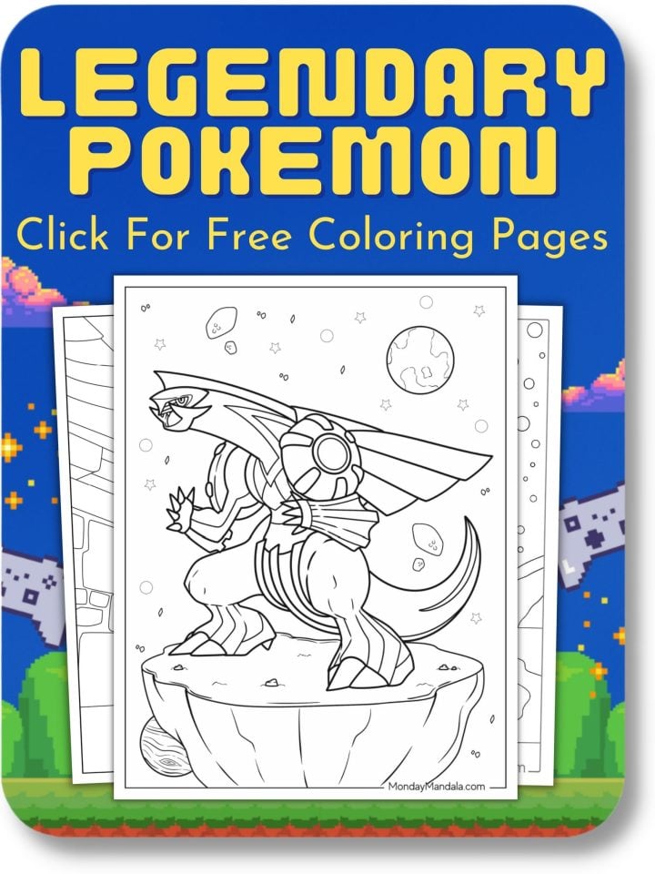 900 Video Game Coloring Pages (Free PDF Printables)
