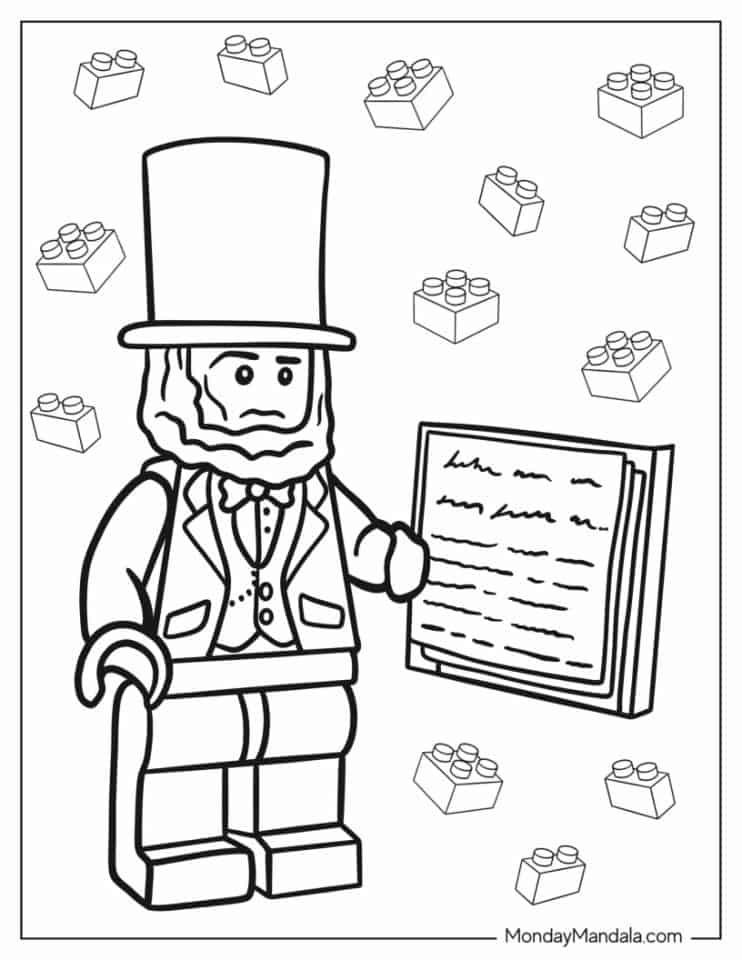 60 Lego Coloring Pages (Free PDF Printables)