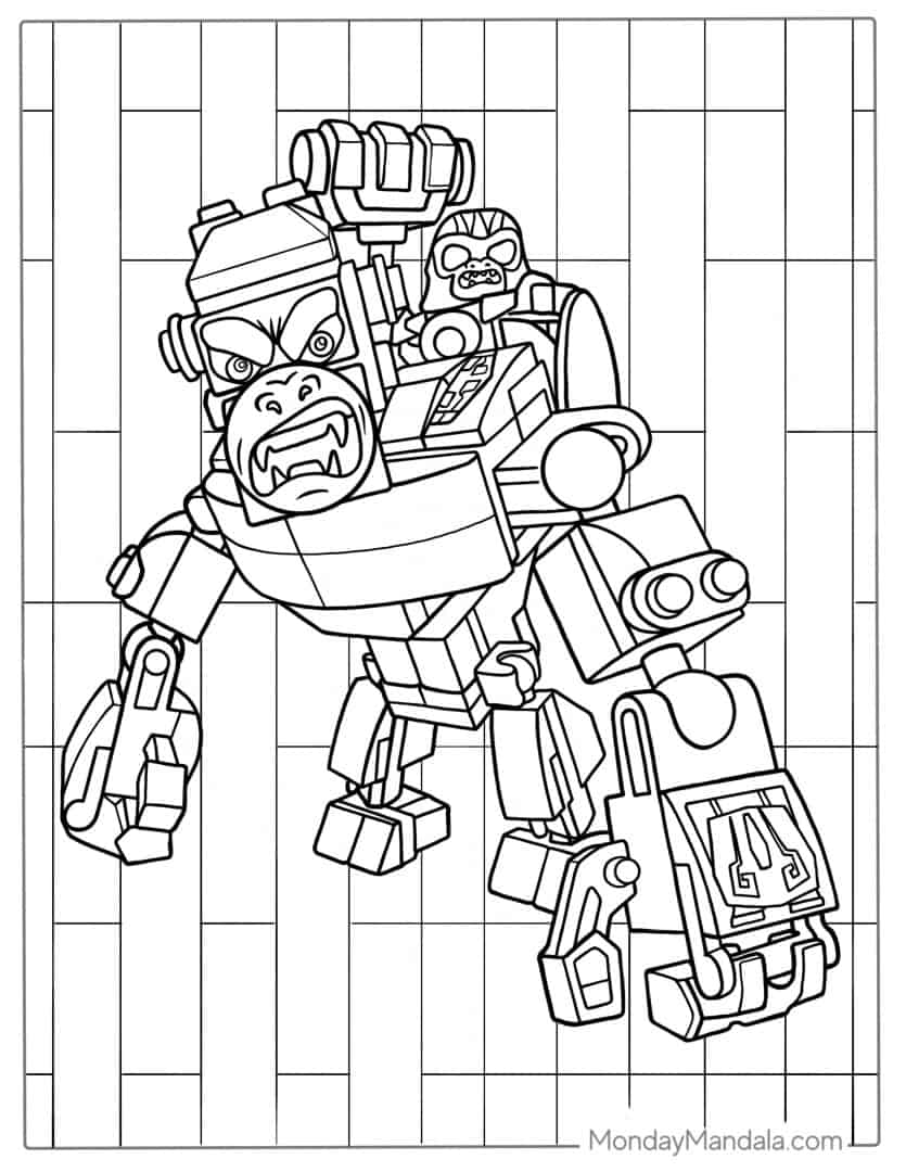 32 Gorilla Coloring Pages (Free PDF Printables)
