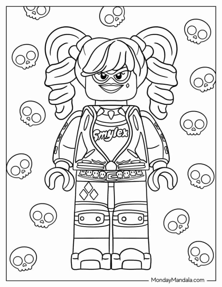 30 Lego Batman Coloring Pages (Free PDF Printables)
