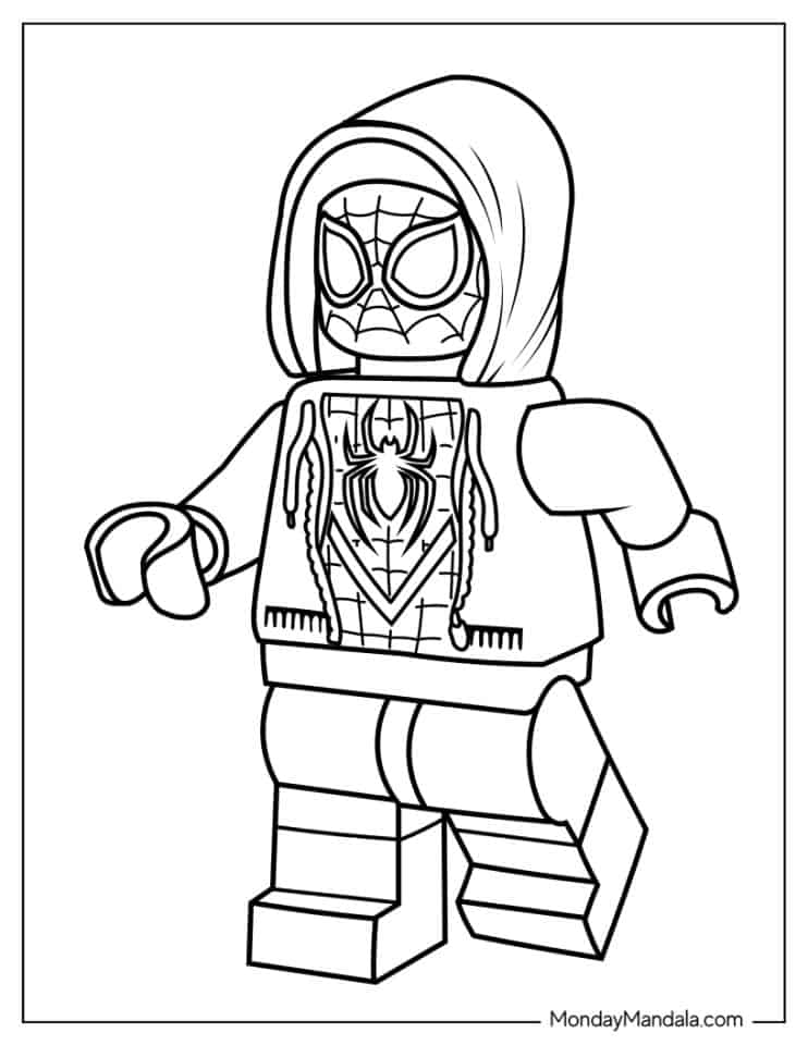 20 Miles Morales Coloring Pages (Free PDF Printables)