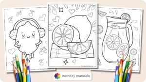 20 Lemon Coloring Pages (Free PDF Printables)