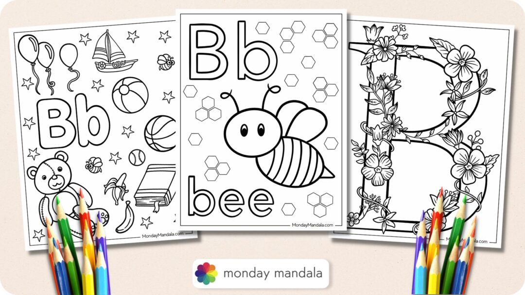 40 Cute Animals Coloring Pages (Free PDF Printables)