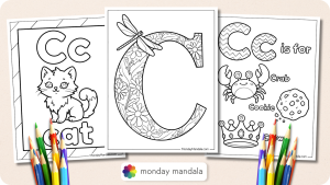 20 Letter C Coloring Pages (Free PDF Printables)