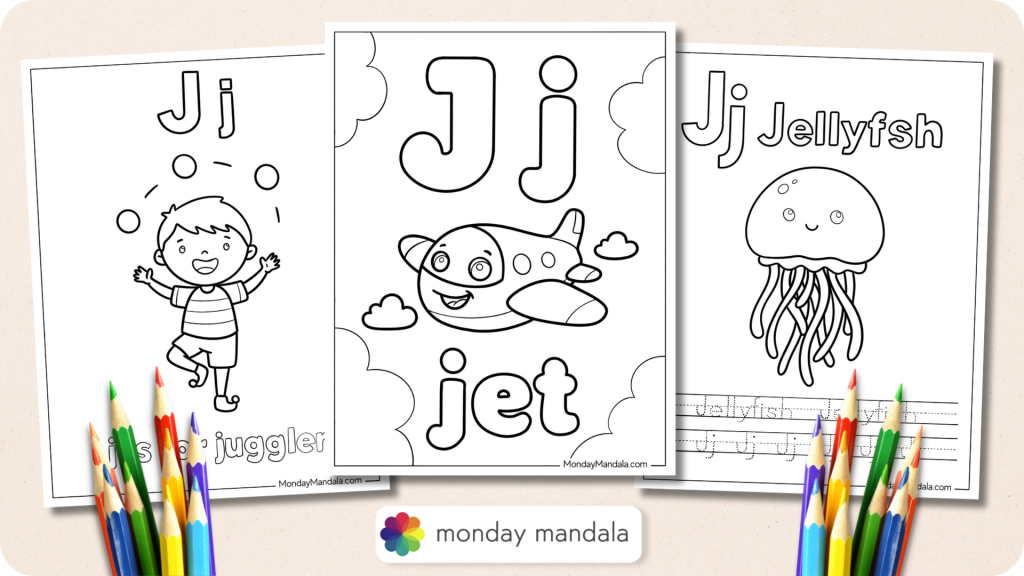 26 Letter J Coloring Pages Free Pdf Printables