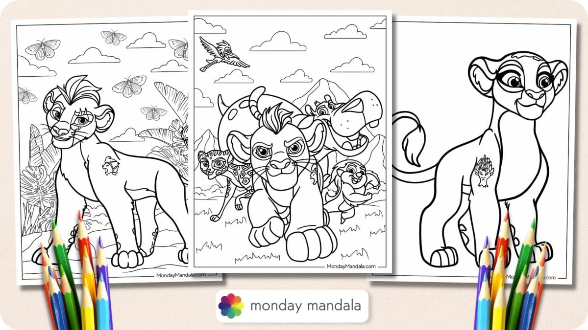 20 Lion Guard Coloring Pages (Free PDF Printables)