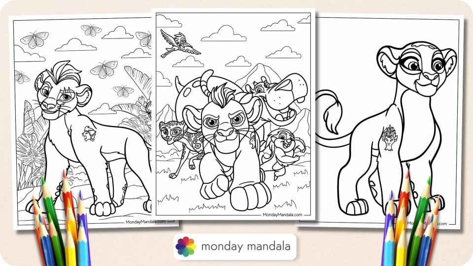 20 Lion Guard Coloring Pages (Free PDF Printables)