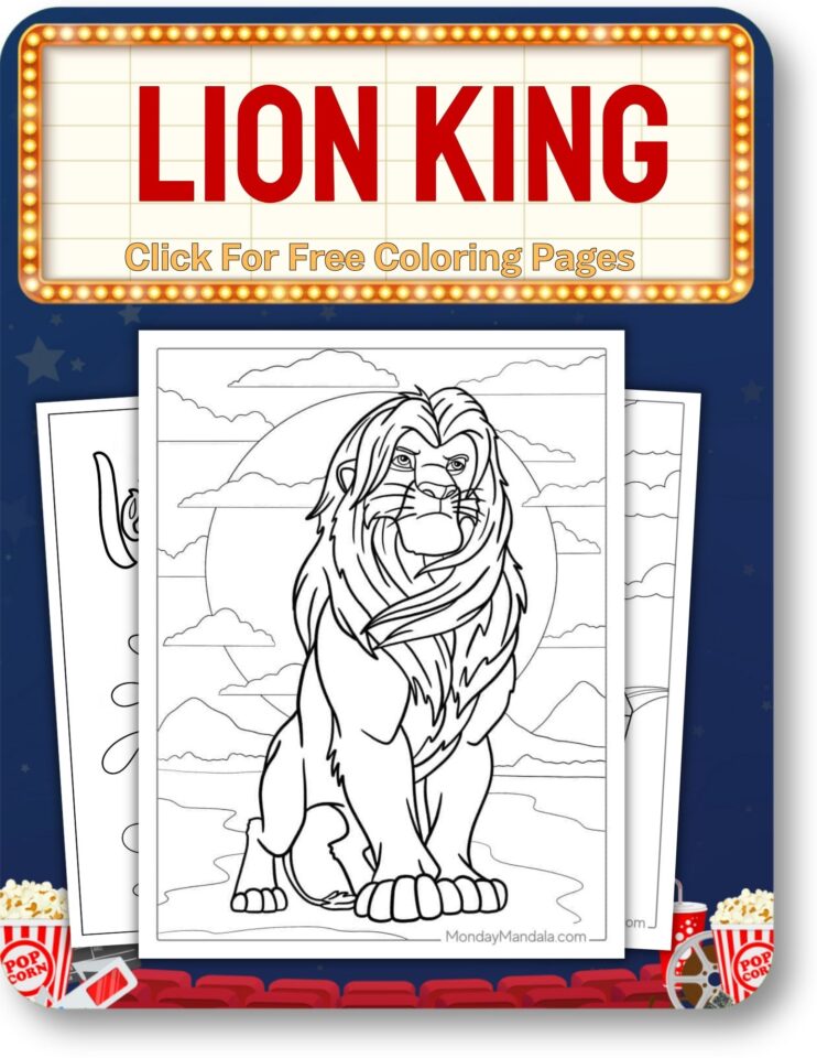 2,000 Kids Movie Coloring Pages (Free PDF Printables)