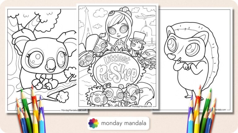 24 Littlest Pet Shop Coloring Pages (Free PDF Printables)