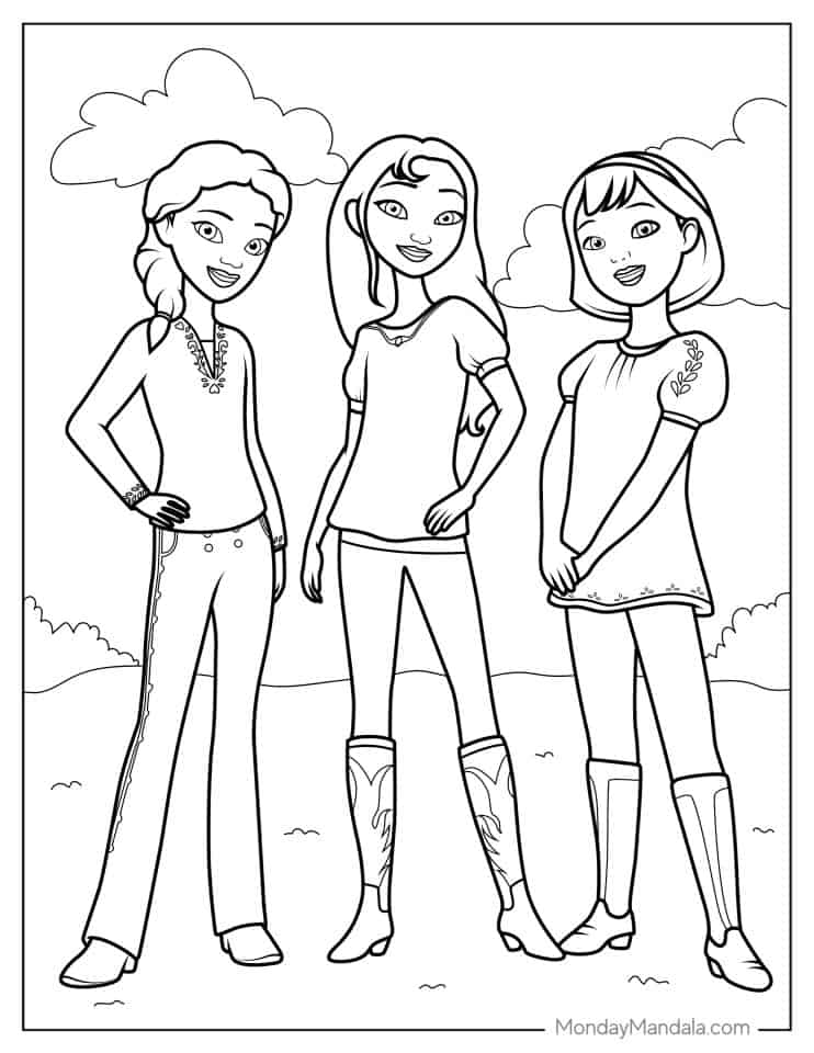 22 Spirit Coloring Pages (Free PDF Printables)