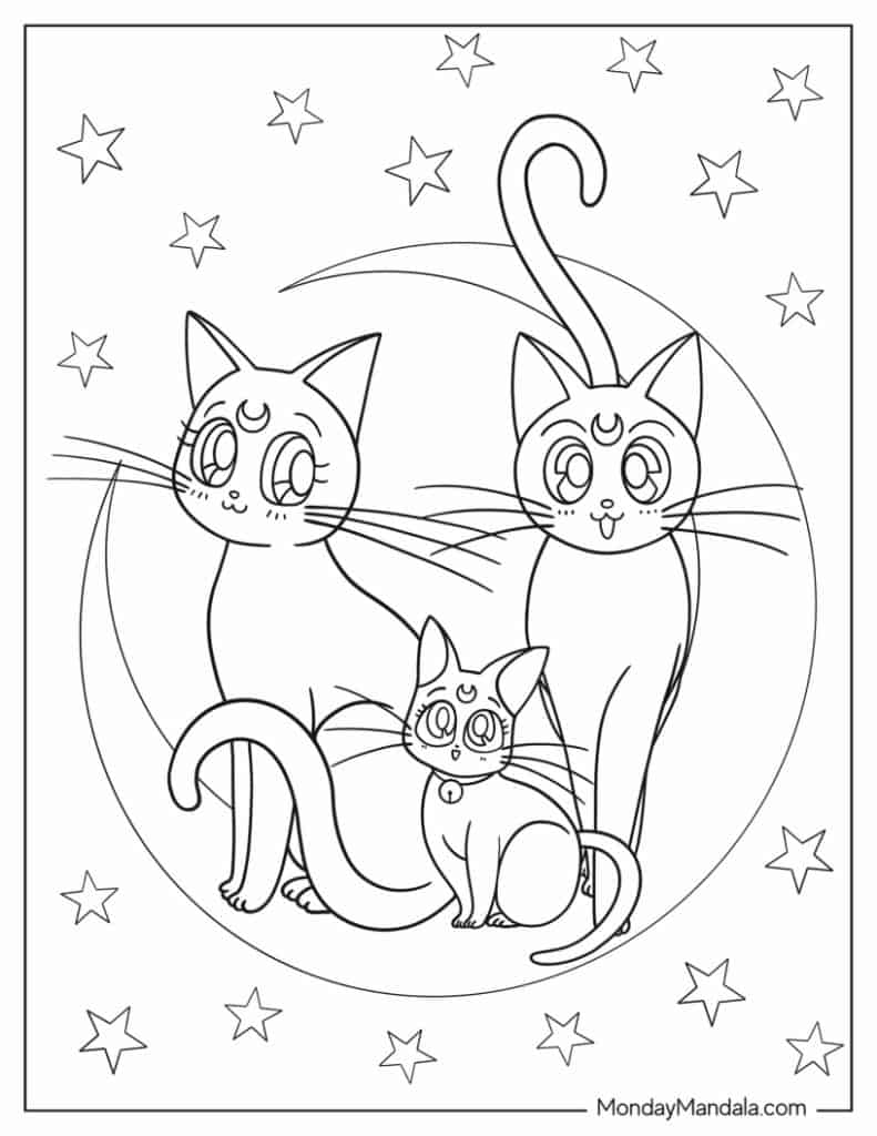 Sailor Moon Coloring Pages For Infoupdate