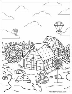 24 Candy Coloring Pages (Free PDF Printables)