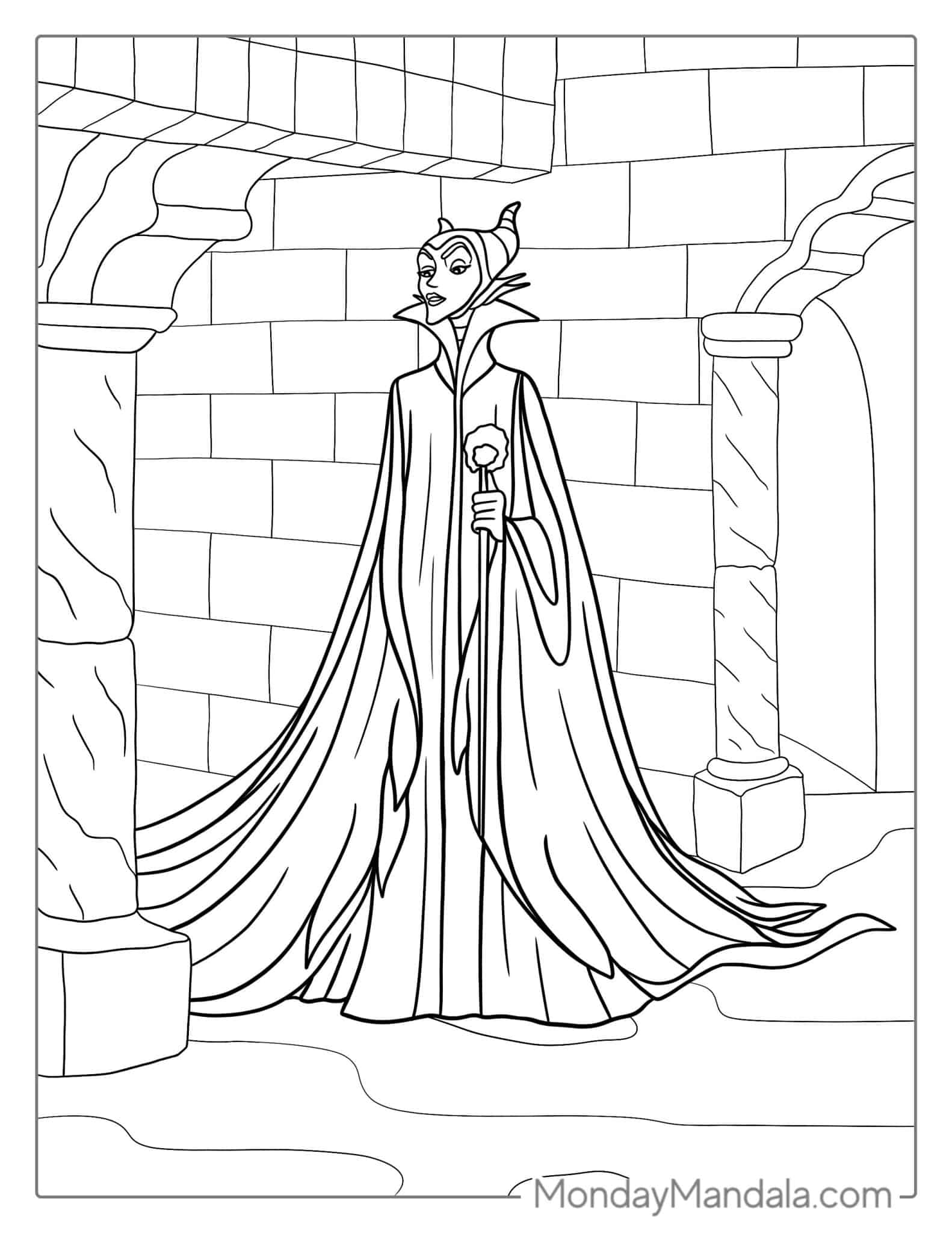 20 Sleeping Beauty Coloring Pages (Free PDF Printables)