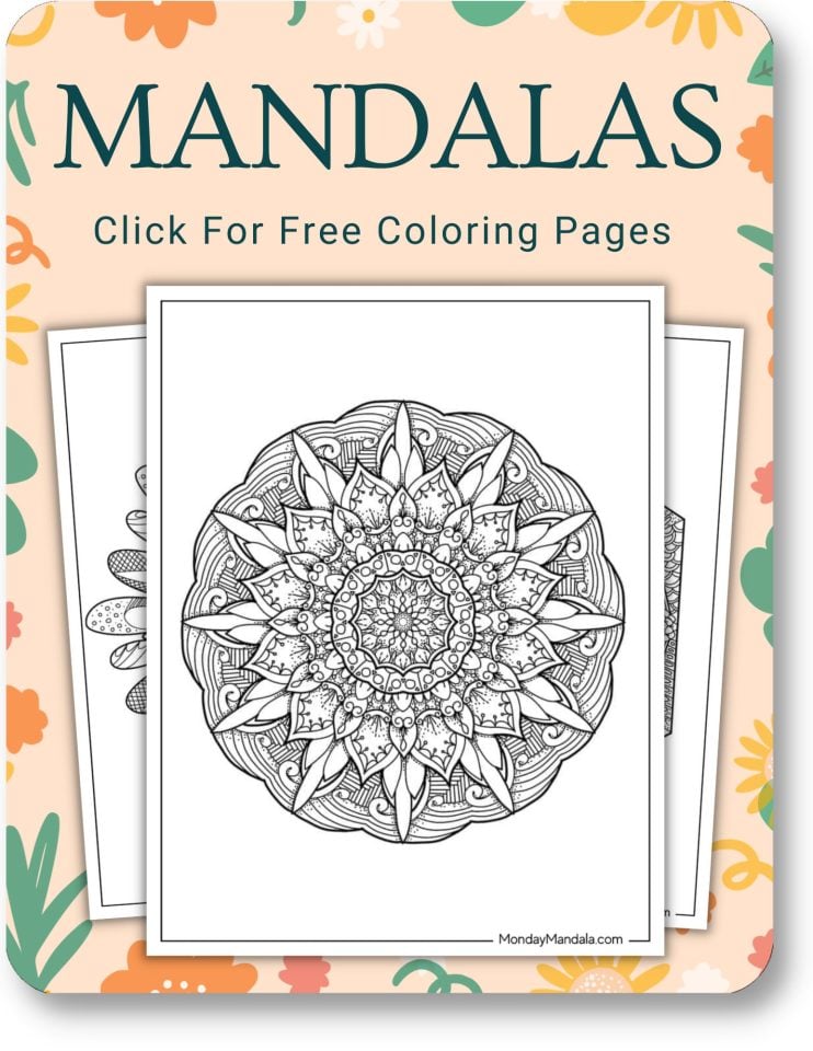 2,000 Adult Coloring Pages (Free PDF Printables)