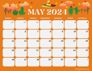 May 2024 Calendars (52 Free PDF Printables)