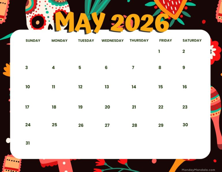 Printable Calendars For 2026 & 2027 (Free PDFs)