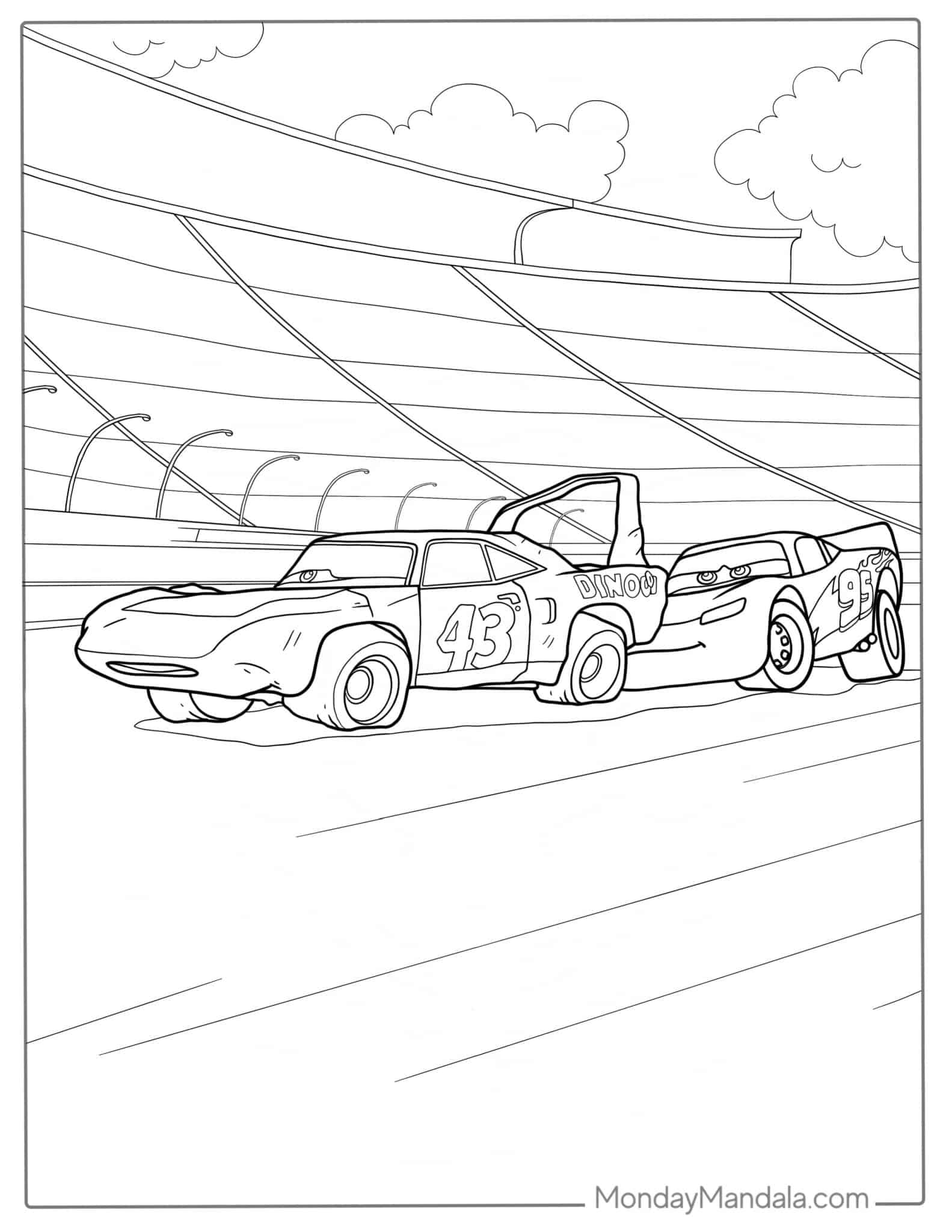 26 Lighting McQueen Coloring Pages (Free PDF Printables)