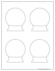 24 Snow Globe Templates (Free PDF Printables)