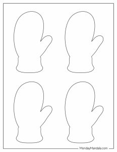 32 Mitten Templates (Free PDF Printables)