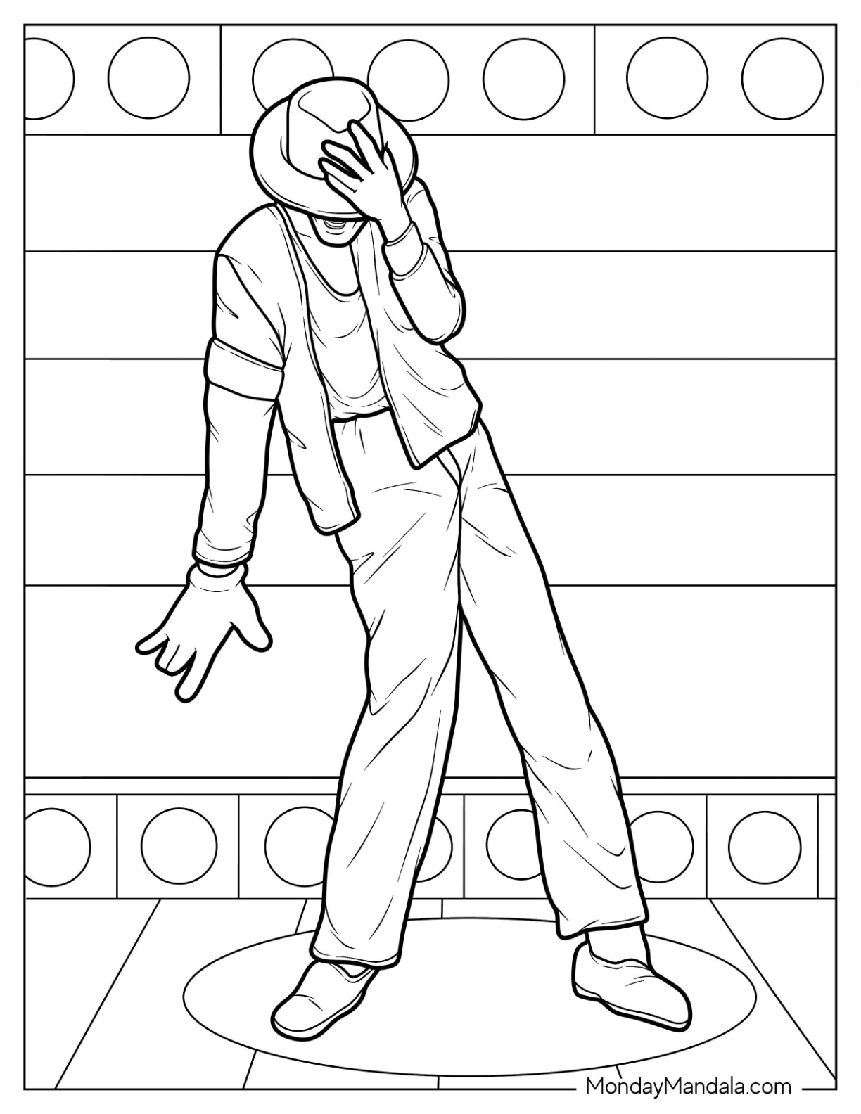37 Michael Jackson Coloring Pages Free PDF Printables 