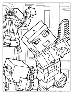 80 Minecraft Coloring Pages (Free PDF Printables)