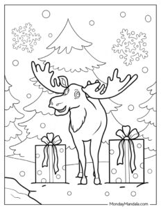 24 Moose Coloring Pages (Free PDF Printables)