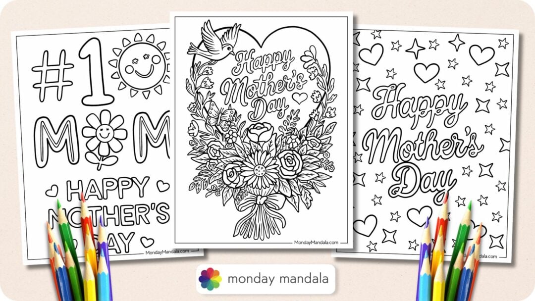 61 Summer Coloring Pages (Free PDF Printables)