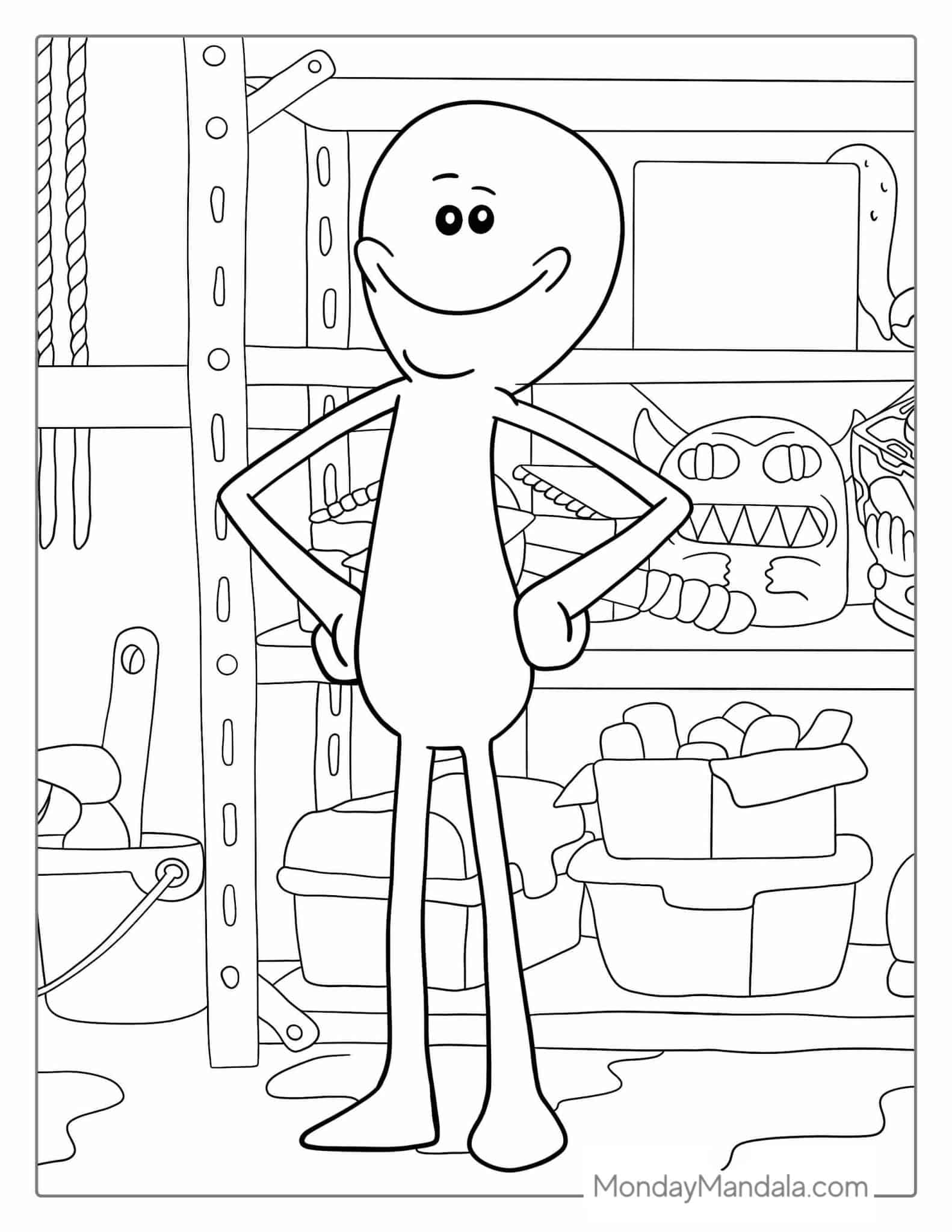 37 Rick and Morty Coloring Pages (Free PDF Printables)