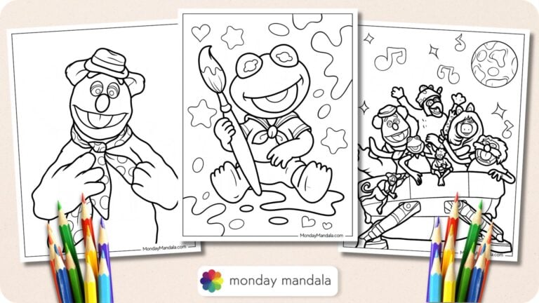 20 Muppets Coloring Pages (Free PDF Printables)
