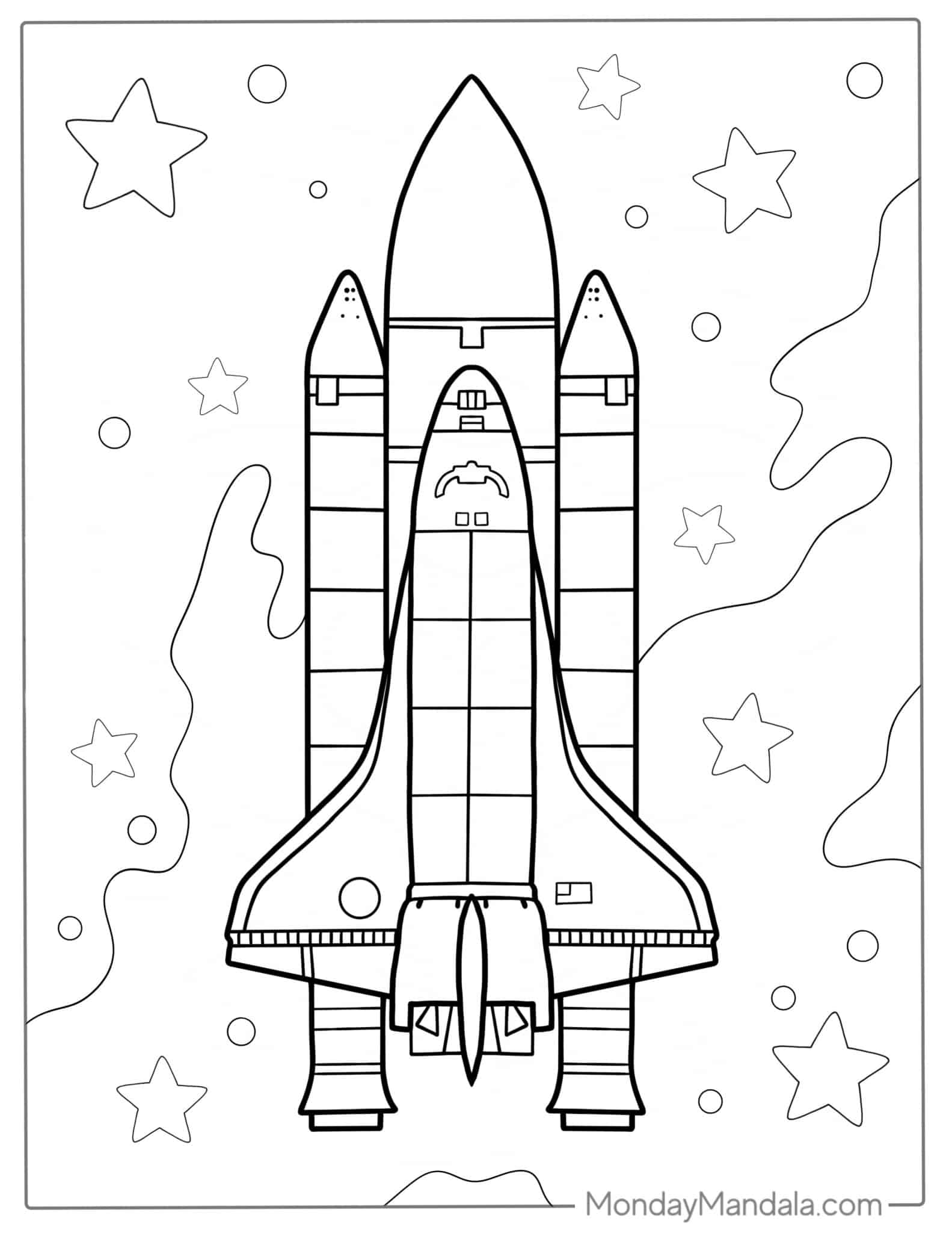 33 Rocket Coloring Pages (Free PDF Printables)