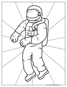 36 Astronaut Coloring Pages (Free PDF Printables)