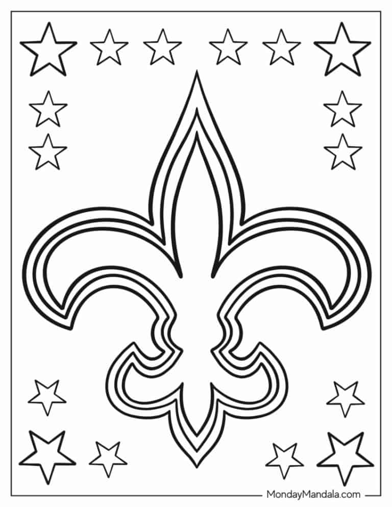 42 Football Coloring Pages (Free PDF Printables)