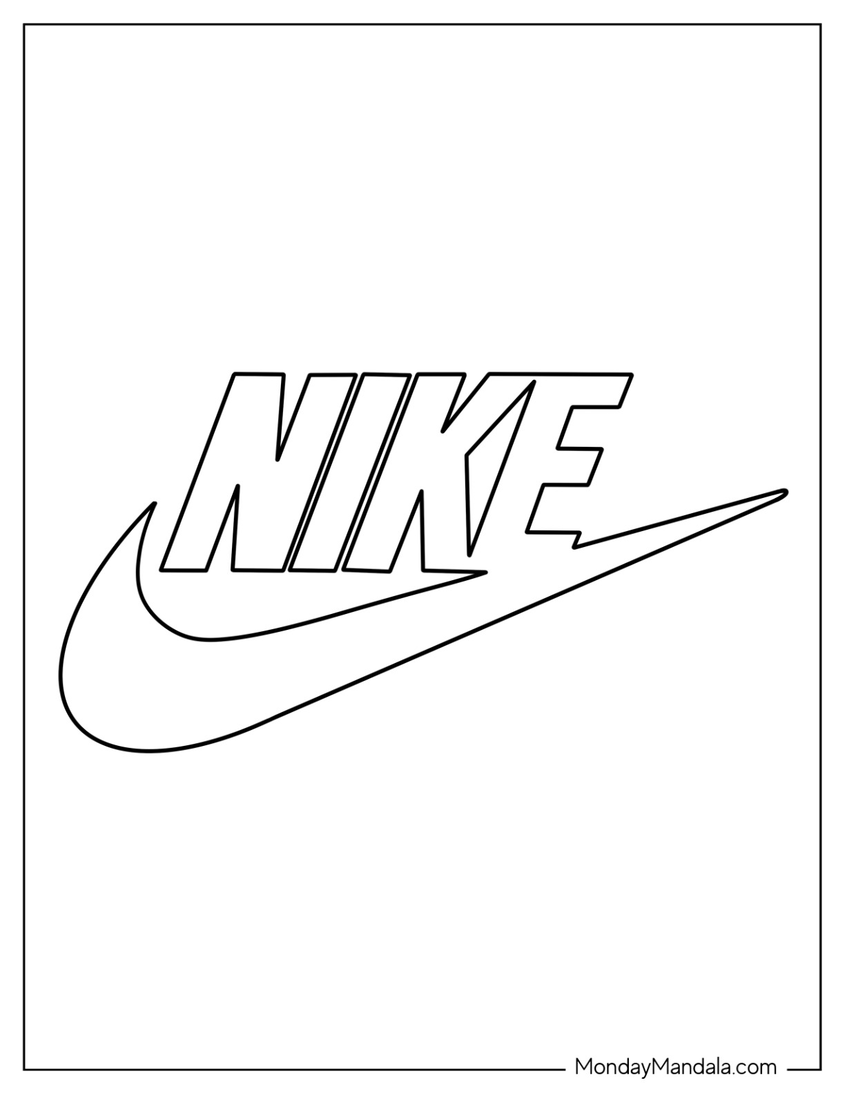 20 Nike Coloring Pages Free PDF Printables 20 Nike Coloring Pages Free PDF Printables