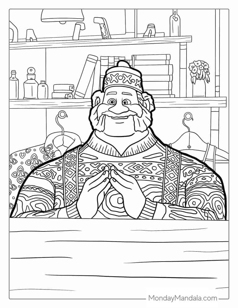 30 Frozen Coloring Pages (Free PDF Printables)